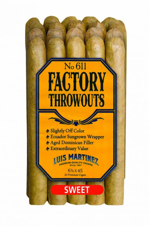 Luis Martinez No. 611 Factory Throwouts Sweet - LM Cigars