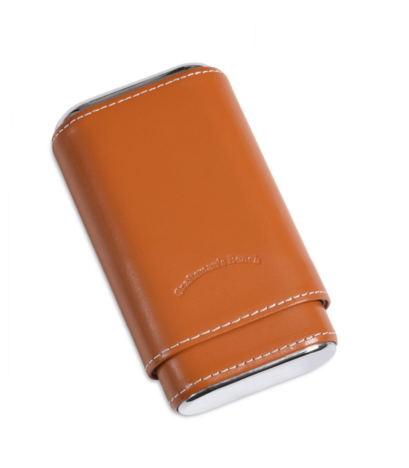 Craftsman's Bench Tan/Silver Robusto Case - LM Cigars