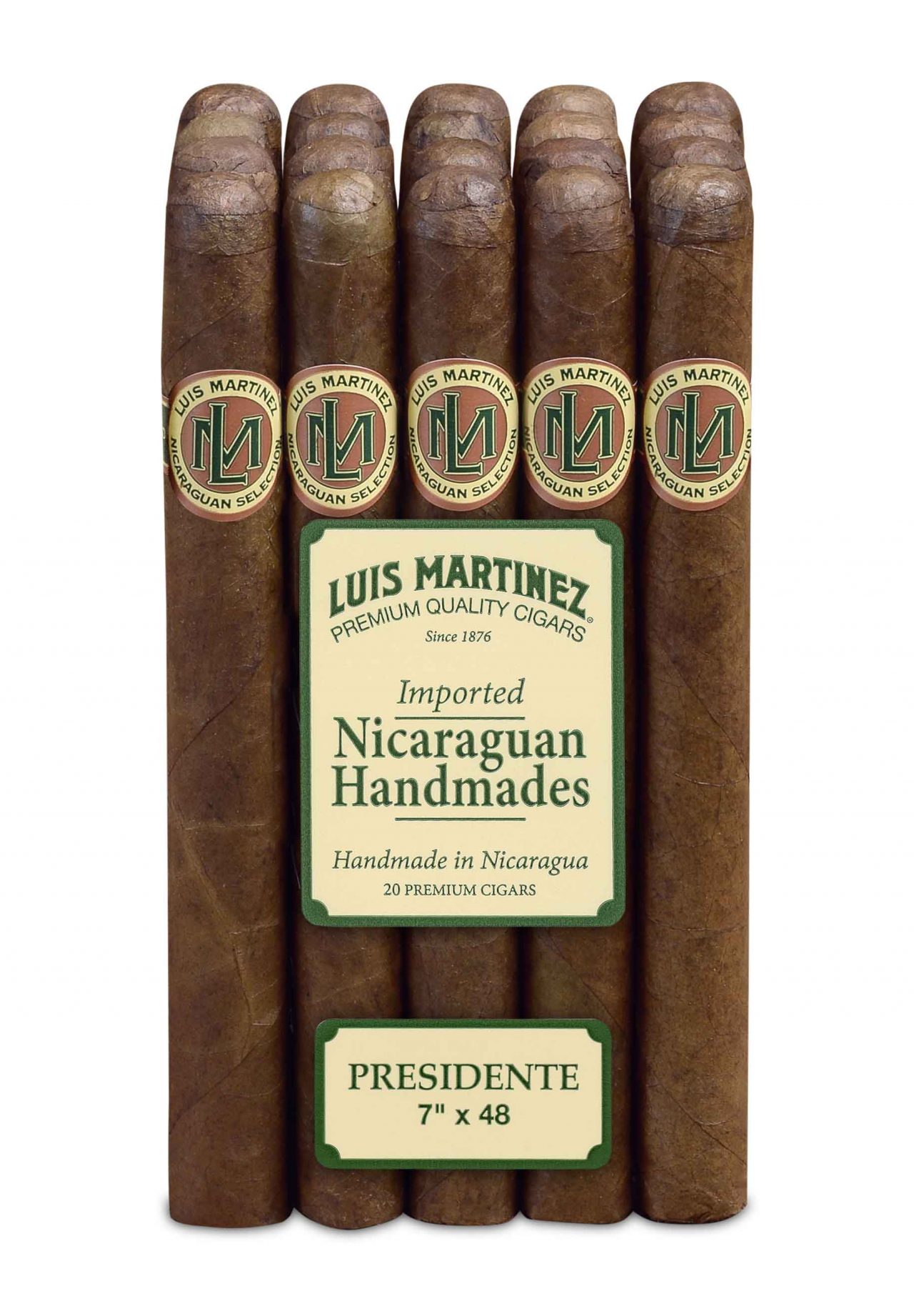 Luis Martinez Nicaraguan Handmade Bundle Presidente - LM Cigars