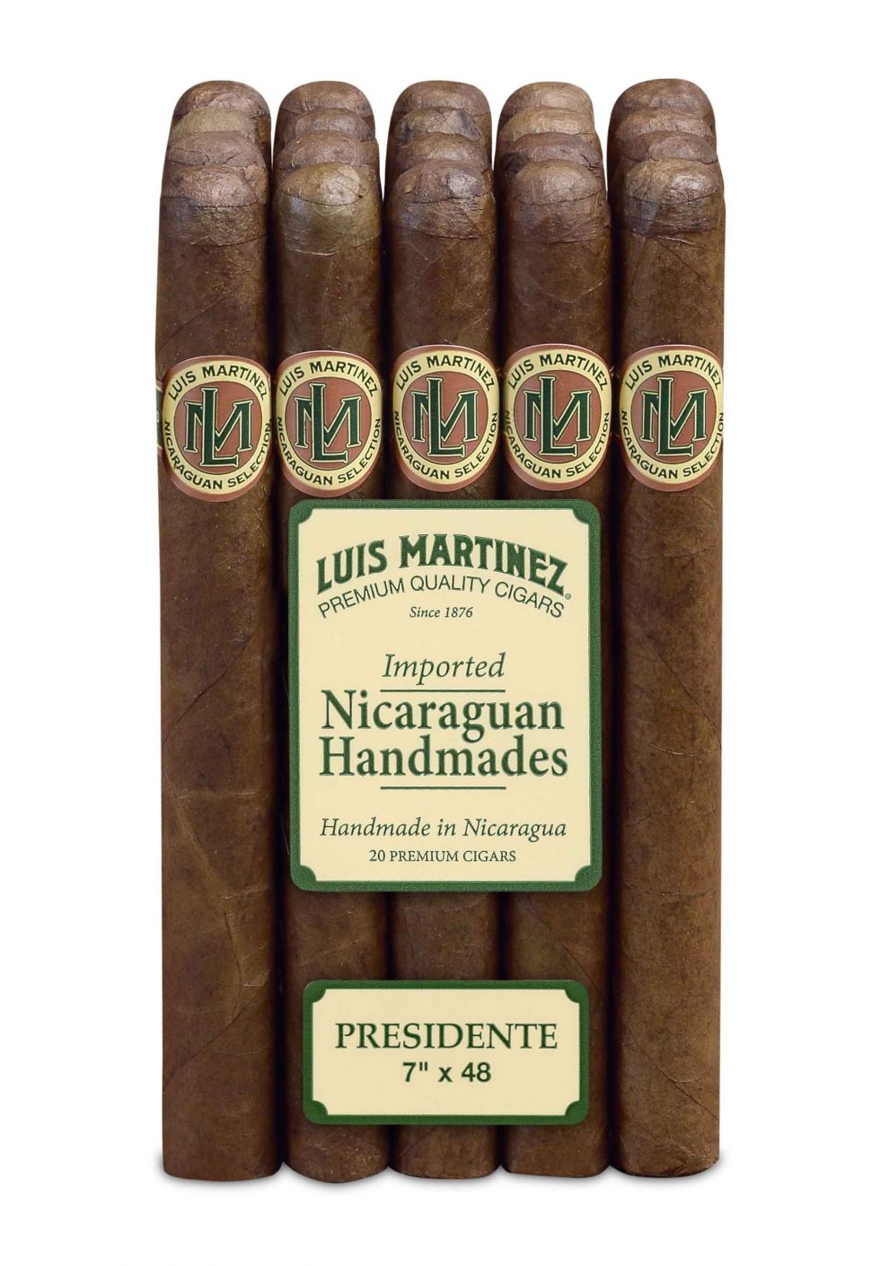 Luis Martinez Nicaraguan Handmade Bundle Presidente - LM Cigars