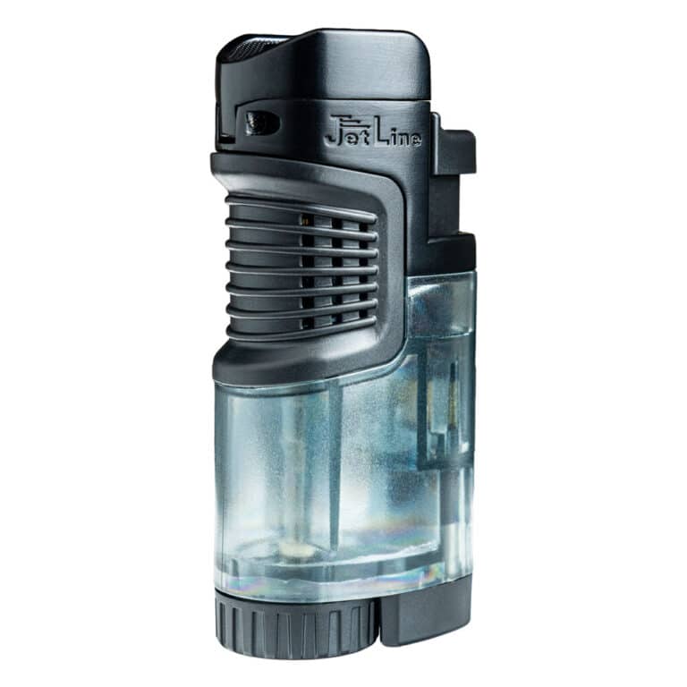 Jetline Mr. Fat Boy Black Quad Lighter - LM Cigars