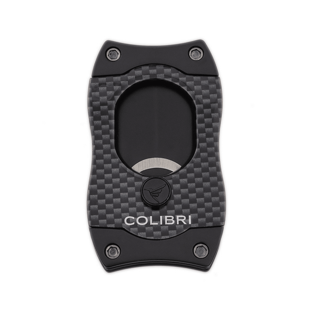 Colibri Black Carbon Fiber S-Cutter - LM Cigars